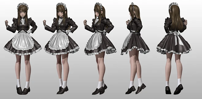 Maid Chief / メイド長, Kamyuu : illustration by 坂内 若さん (sakauchi0) https ...