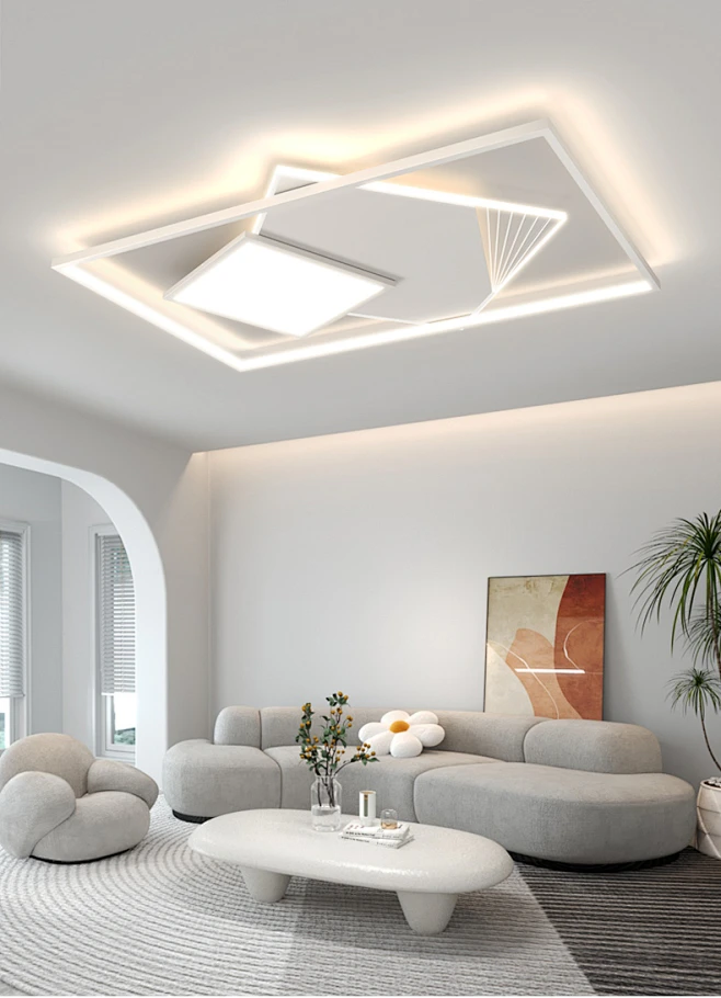 客厅吸顶灯2022年新款广东中山灯具现代简约北欧大气led极简主灯-tmall.com天猫-花瓣网