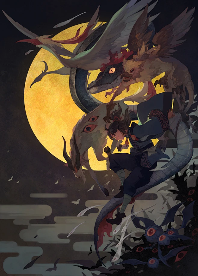 国人画师Aric Athesis AS：O网页链接 -花瓣网