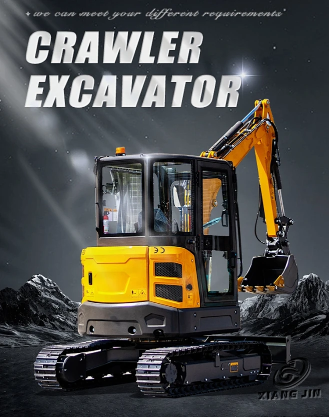 1t 1.8t 2t 2.5t 3t 3.5t CE Garden Home Farm Household Hydraulic Crawler Micro Small Mini ...