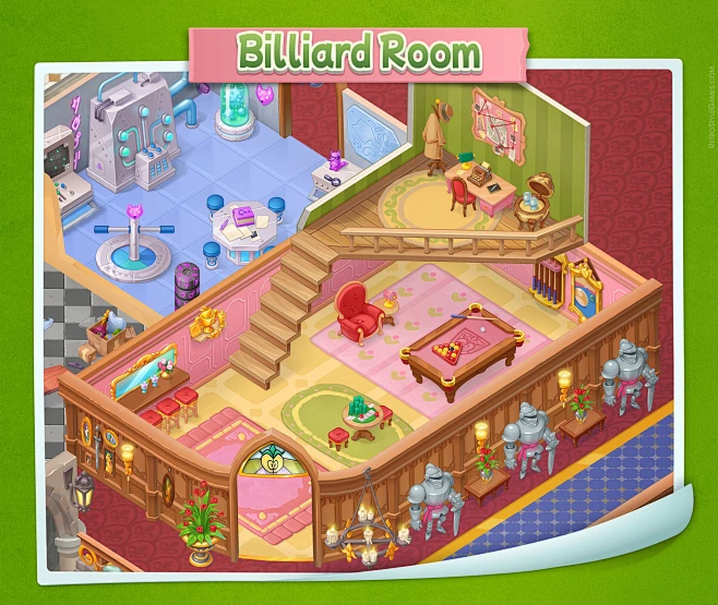 Merge Game Isometric Design | Love & Pies-花瓣网