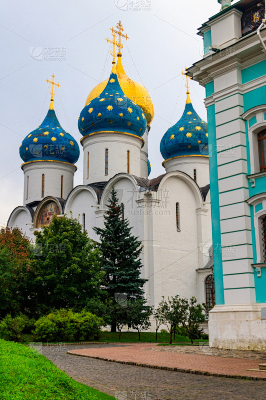 拉夫拉,谢尔吉耶夫,俄罗斯,圣马洛,三位一体,传统,莫斯科,世界遗产,东正教