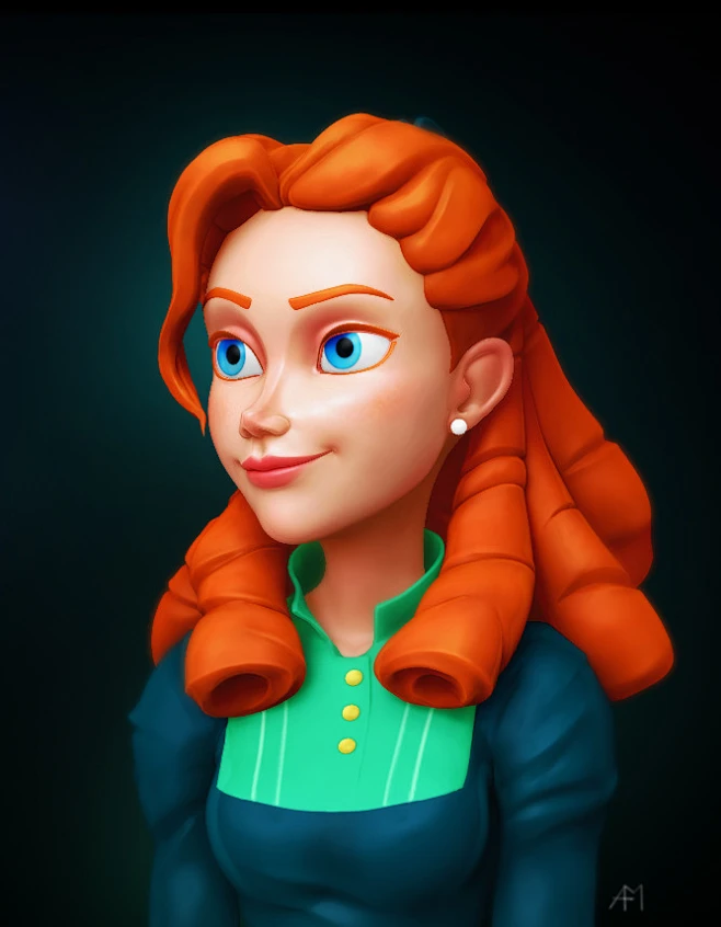 Princess , Arnaud Meilhon : Princess by Arnaud Meilhon on ArtStation.-花瓣网