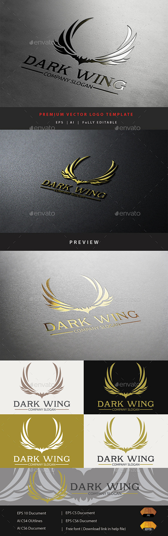 黑翼——抽象标志模板Dark Wing - Abstract Logo Templates汽车、鸟、黑,车,完成,波峰,波峰,黑暗,鹰,优雅 ...