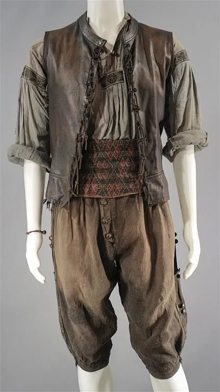 BLACK SAILS COLLIN SCREEN WORN PIRATE COSTUME SS 4 (2 of 2 401 405 & 409)-花瓣网