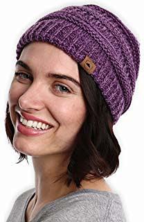 Tough Headwear Cable Knit Beanie - Thick, Soft & Warm Chunky Beanie ...