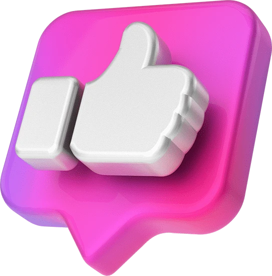 3D like icon. 3D illustration.-花瓣网