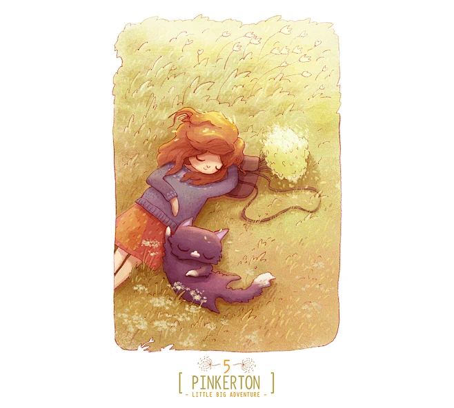 Pinkerton: Little Big Adventure : A series of 20 illustrations about ...