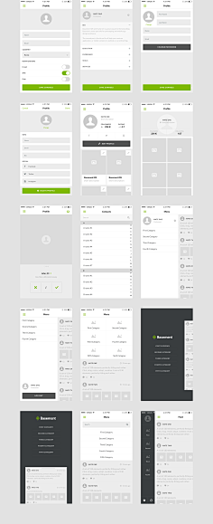 wireframes-花瓣网|陪你做生活的设计师 | TUYIYI.COM) - 优秀APP设计师联盟