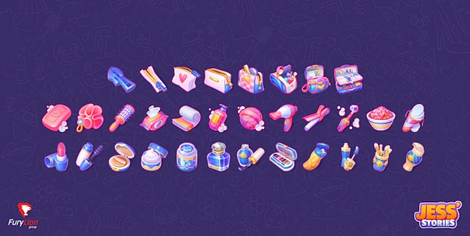 Tokens design for Jess' Stories-花瓣网