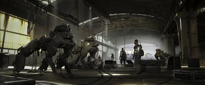 Spectral Netflix Movie concept art, David Levy : Will be posting here ...
