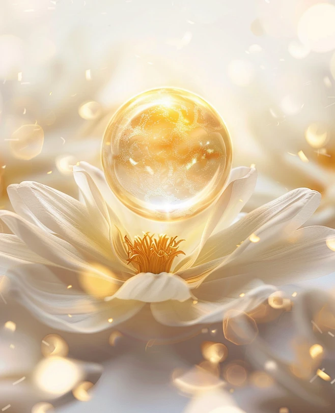 zry353469562_A_golden_orb_of_light_floats_in_the_center_surroun ...