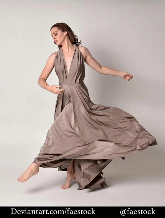 #绘画参考# 裙摆动态 faestock