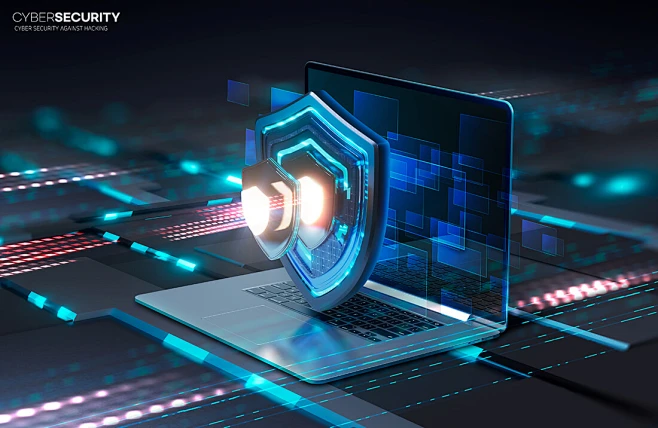 Cyber Security Against Hacking 13款未来科技信息网络安全系统保护宣传广告海报主视觉ps设计素材 - UIGUI-花瓣网