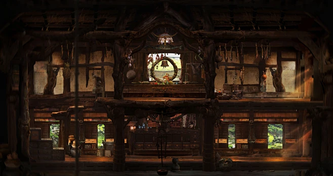 Common Mossy Building-花瓣网