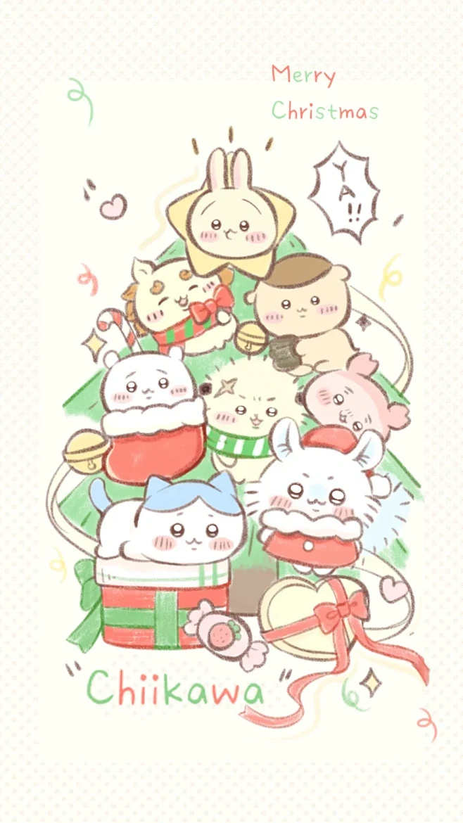 chiikawa圣诞树！-花瓣网