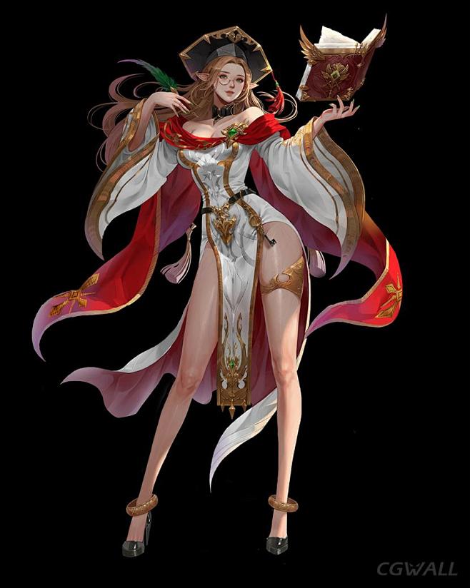 画师coco kim韩风游戏角色概念原画作品欣赏 - CGwall原画网-花瓣网