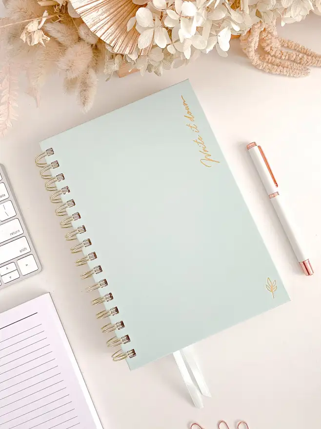 Notebook - Spiral Mint : The perfect notebook for all your notes, ideas ...