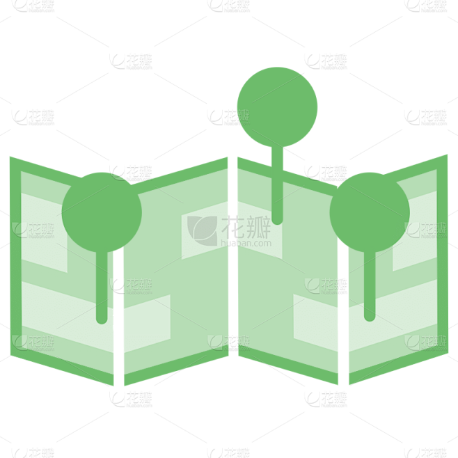 ICON-矢量地图导航定位图标6