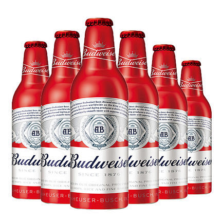 【天猫超市】Budweiser/百威啤酒 经典铝瓶新包装 355ml*6瓶-天猫超市-天猫Tmall.com-上天猫，就购了-上天猫，就够了