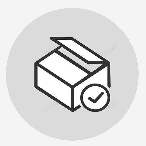 我的订单_确认收货_灰 创意素材