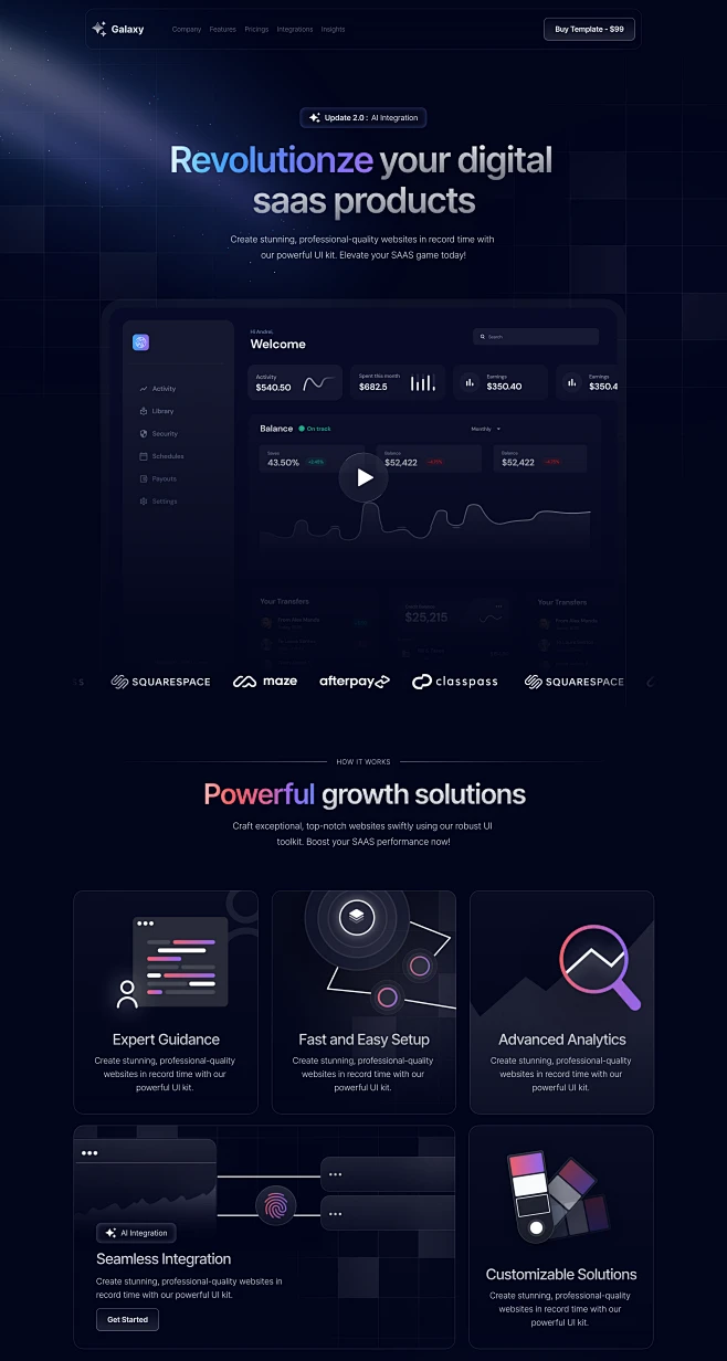 Framer Template: Crypto, Web3, AI, SaaS Design Inspiration - No-Code ...
