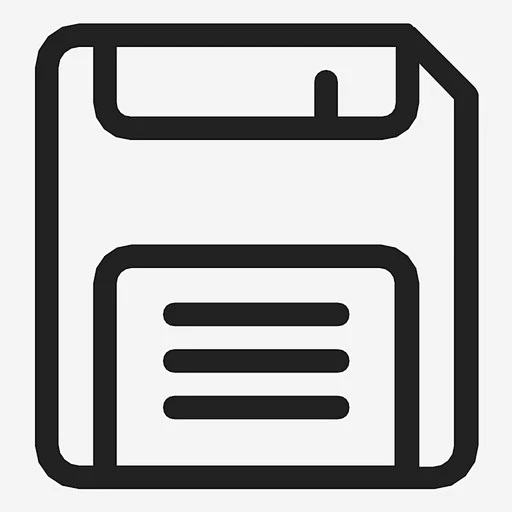 保存软盘内存 https://88ICON.com 保存 软盘 内存 保存文件 存储ui大纲图标-花瓣网