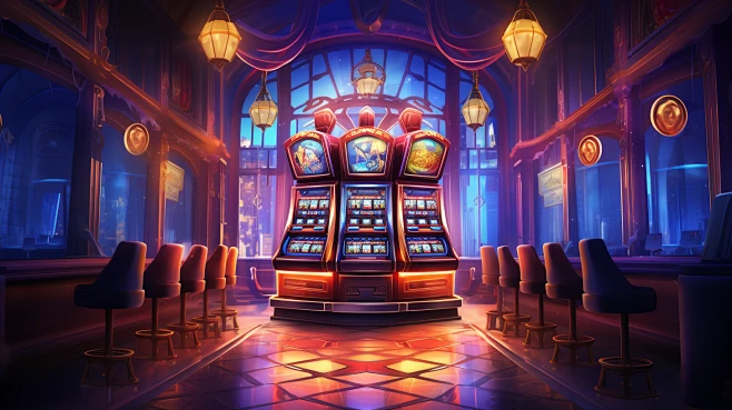 jgwl_Slot_machine_game_jackpot_atmosphere_gold_coins_slot_machi ...