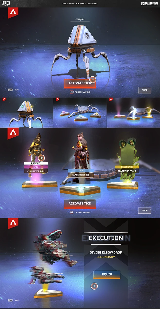 UI Art - In-Game Menus, Brandon Pirruccello : Visual style development ...