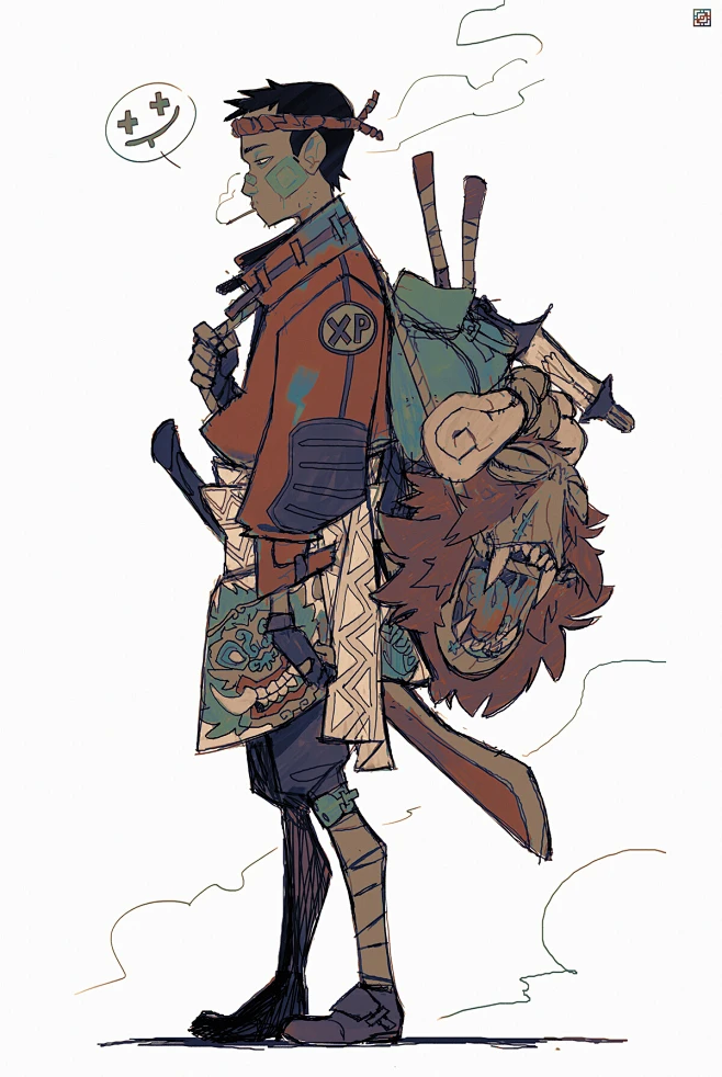 XP-PEN Character-花瓣网