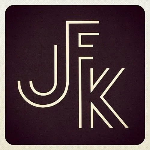 JFK Library logo: -花瓣网
