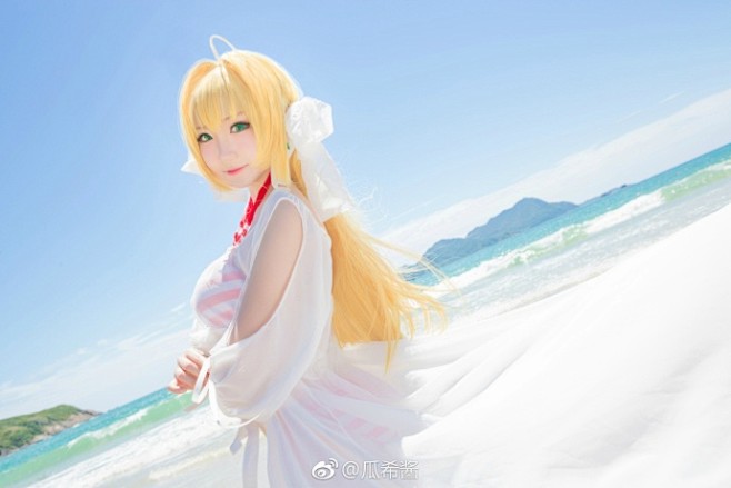 置顶 【COS预告】#Fate/GrandOrder# #Fate/GO# #尼禄# #C尼禄##FGO泳衣# “夏天的话，自然是要度假 ...