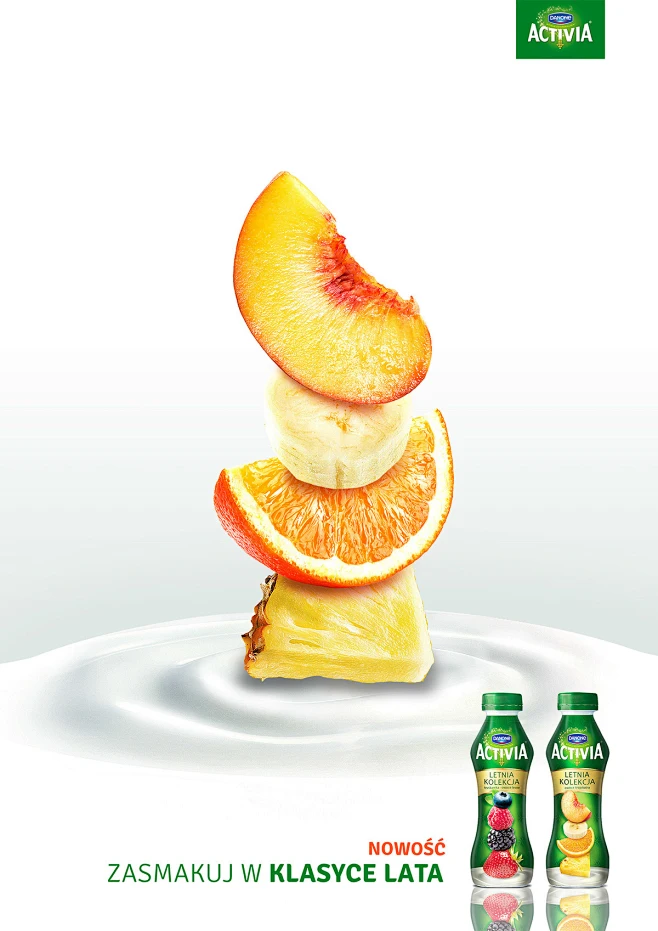 Danone ACTIVIA Summer Collection : Activation of summer yoghurt ...