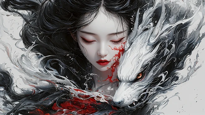 CXN-国风半脸-hzj(12)-花瓣网