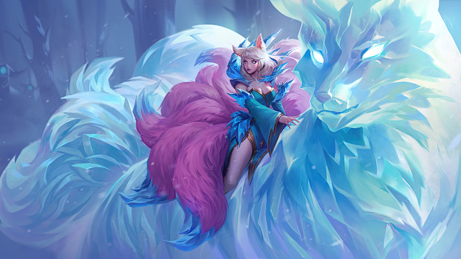 ahri-league-of-legends-art-4k-wallpaper-uhdpaper