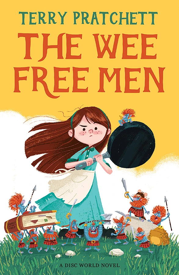 The Wee Free Men book cover illustration. Not affiliated, or endorsed ...