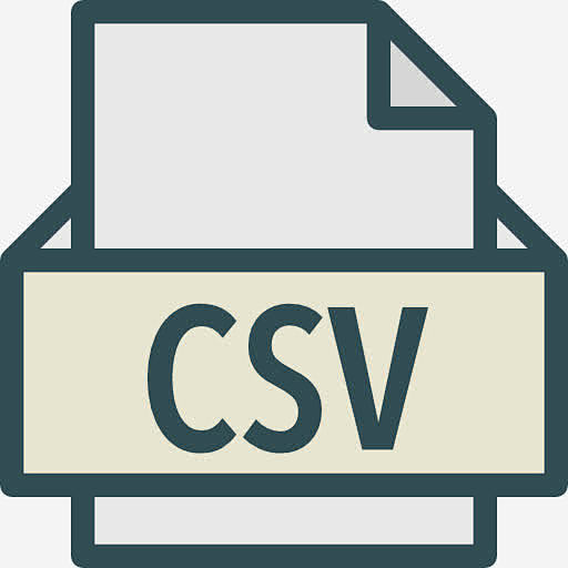 CSV图标免抠素材_新图网 https://ixintu.com 文件 档案 CSV 延伸 格式 文件和文件夹