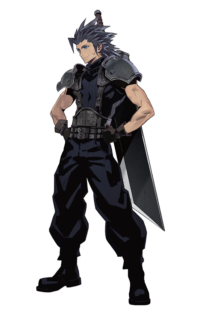 Zack Fair Artwork from Final Fantasy VII: Ever Crisis-花瓣网
