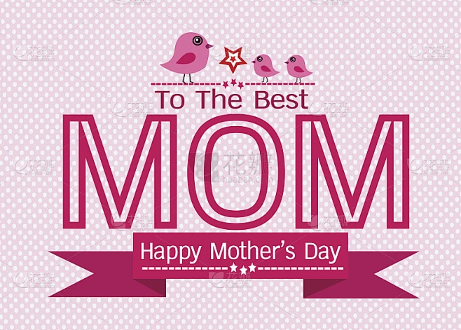 母亲节快乐贺卡设计给你的妈妈素材-花瓣网