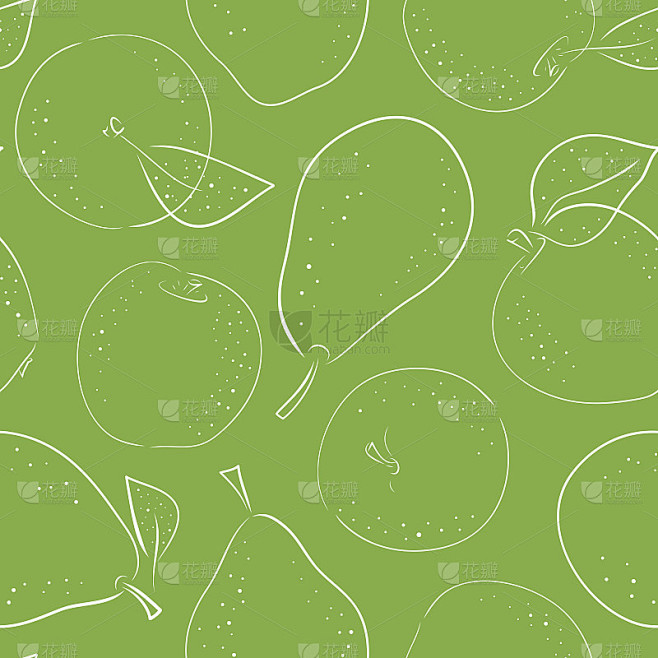 Seamlesss pattern with hand drawn line doodle styl