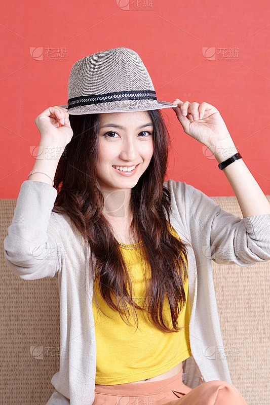 描绘美丽的亚洲女孩素材-花瓣网