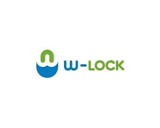 Logo Design - W-Lock-花瓣网