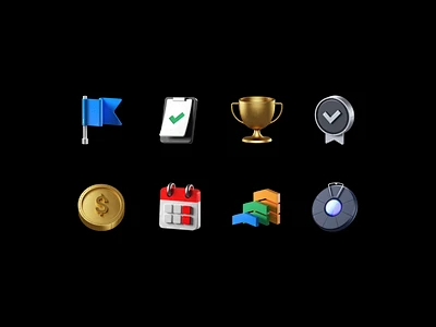 3D icons 3d pictures icons design icons 3d render c4d 3d illustration ...