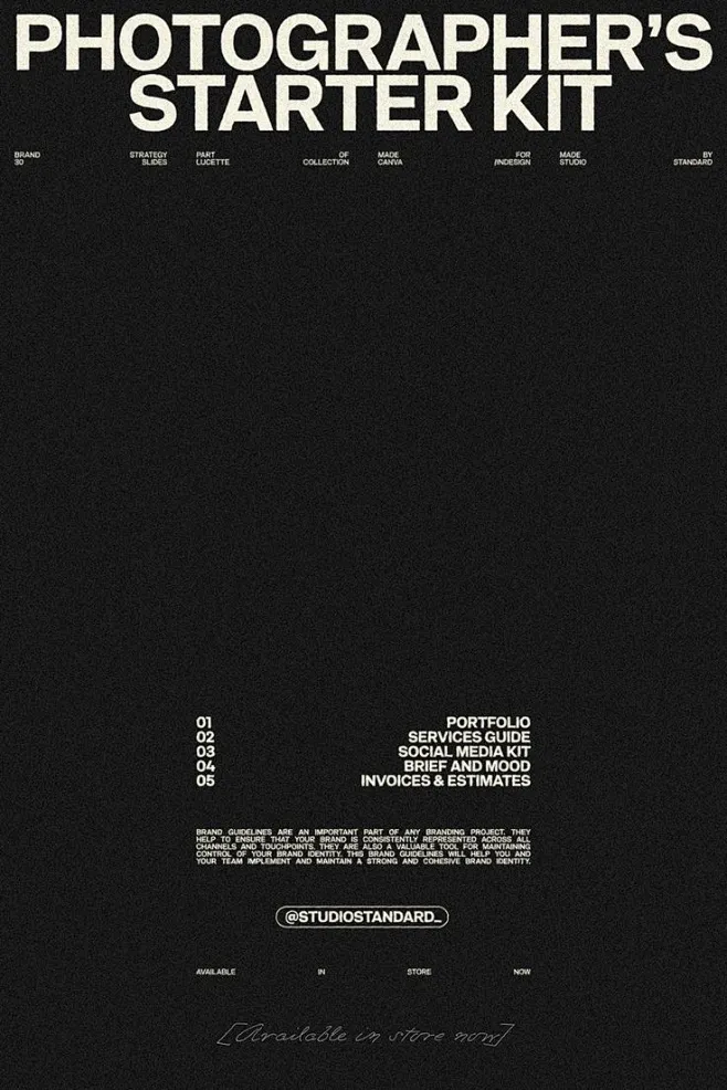 The Photographer's Starter Kit from Studio Standard is the perfect ...