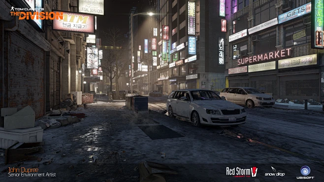 Tom Clancy's The Division, John Dupree : Some of the areas I worked on ...