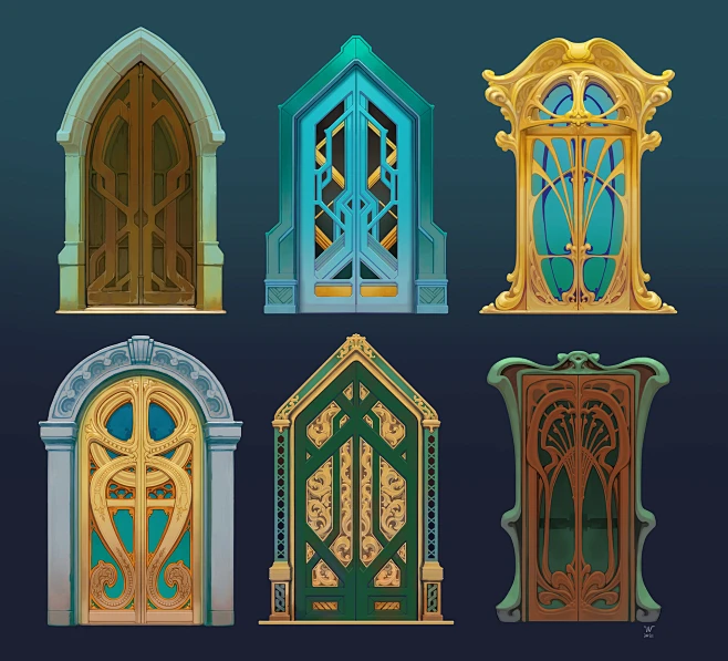 Door Shape Concepts-花瓣网