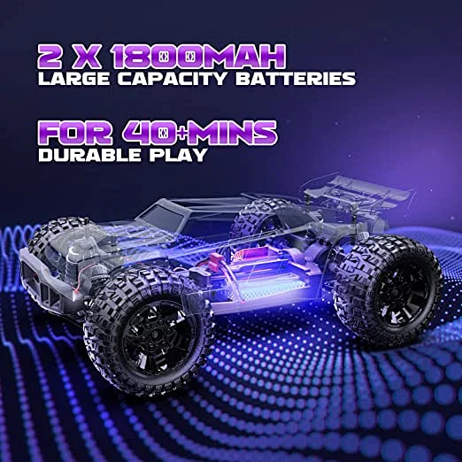 Amazon.com: DEERC 200E Large Brushless High Speed RC Cars for Adults ...