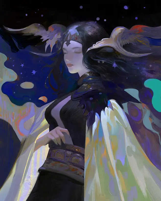 *精选插画 -插画师 Yuming_Li (ins：yuming_art) -花瓣网