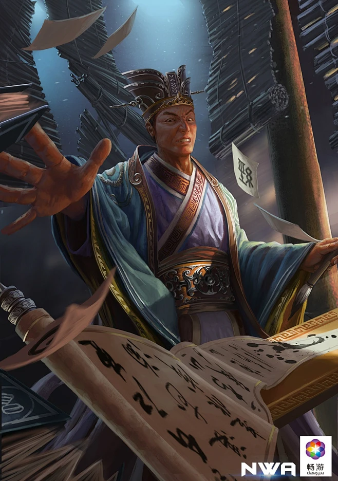 CGwall游戏原画网站_军师男-花瓣网