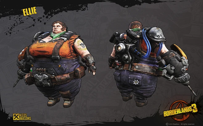 Borderlands 3 - Ellie, KEOS MASONS : Group effort from Keos Masons! Art ...